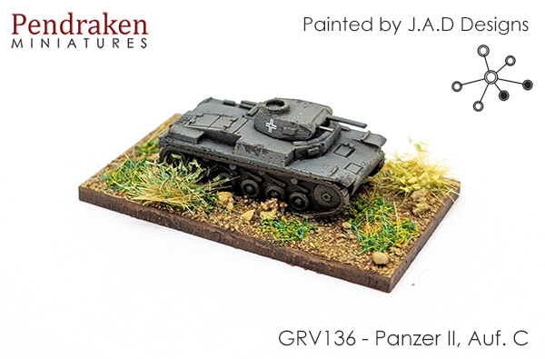 Pendraken 10mm WWII German Panzer II, Ausf. C