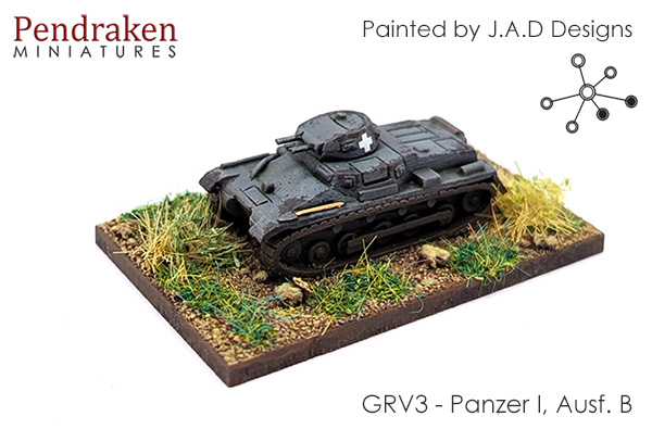 Pendraken 10mm WWII German Panzer I, Ausf. B command