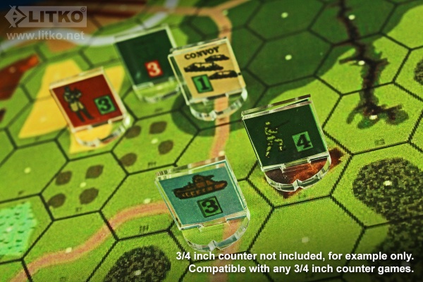 ½& Wargame Counter Stands Clear 10