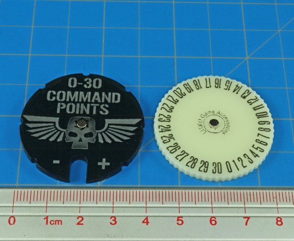 Command Points Dial 0-30 Compatible with WHv8 Translucent Grey & Ivory
