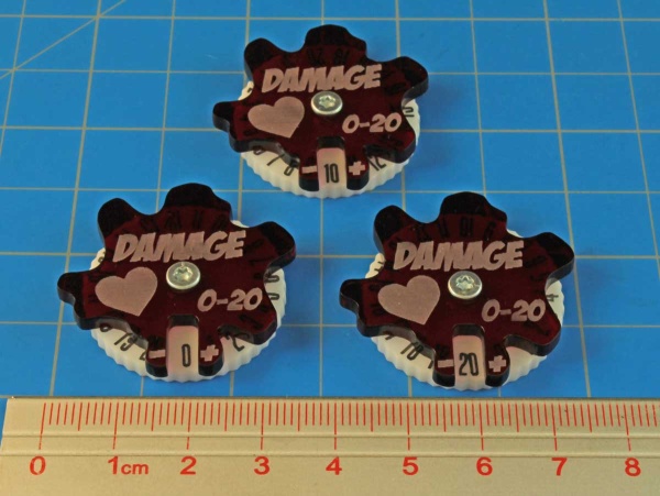 Damage Dial Crisis Protocol Translucent Red 3