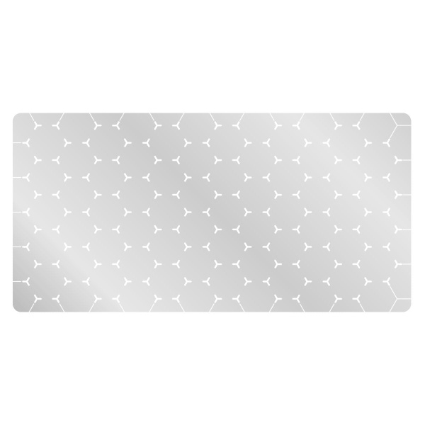 2& Hex Grid Stencil Star Pattern