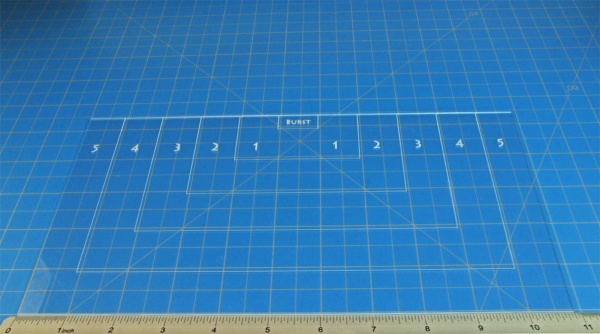 4E Burst Template Clear