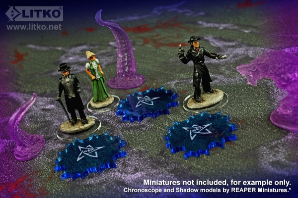 Cthulhu Stunned Templates Fluorescent Blue 3