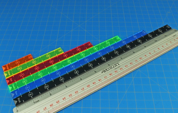 Range Ruler Set Wasteland Warfare Multi-color 6