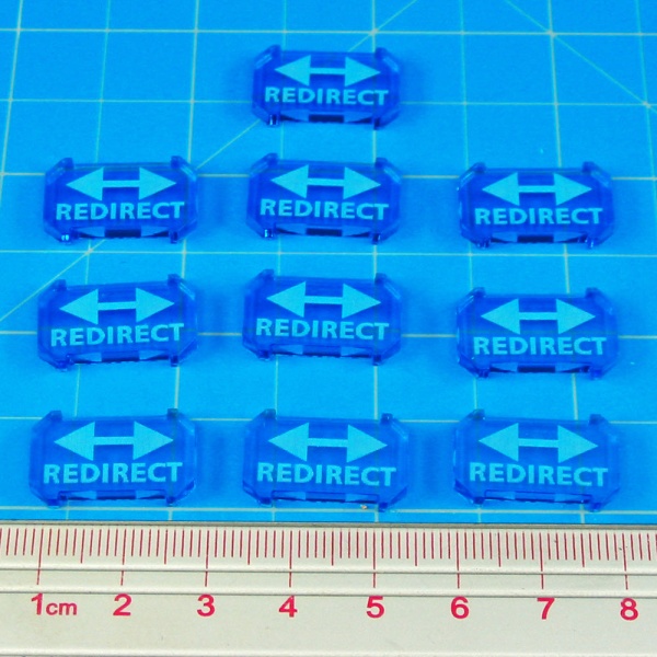 SW Armada Redirect Defense Tokens Fluorescent Blue 10