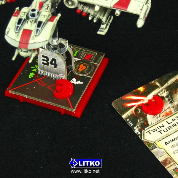 Micro Faction Tokens Rebel Red 15