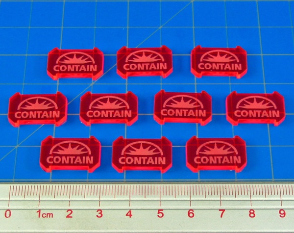 SW Armada Contain Defense Tokens Fluorescent Pink 10