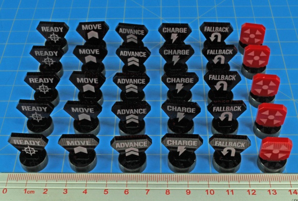 Combat Mega-Marker Set WHKT Translucent Red & Red 30