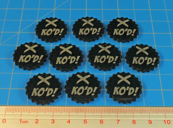 Knocked Out Tokens Crisis Protocol Translucent Grey 10