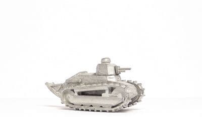 Pendraken 10mm WWI French FT-17 with MG, hexagonal turret