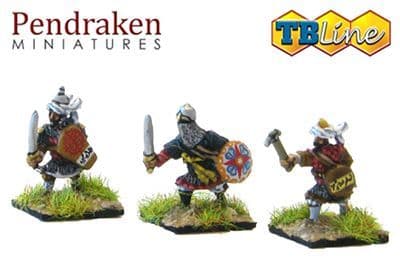 TB Line 10mm TB Line Middle Ages Islamics Knights on foot