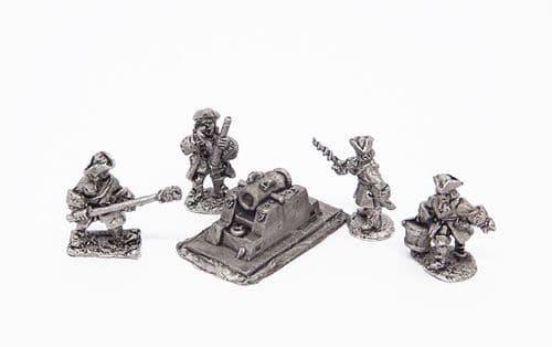 Pendraken 10mm Marlburian 12" mortar with crew