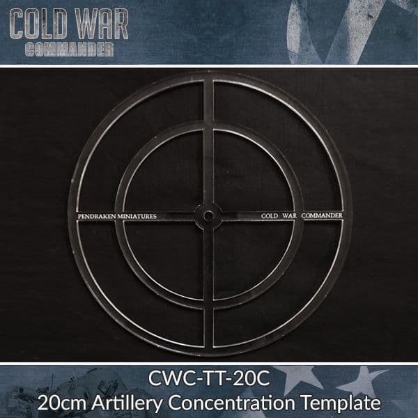 Cold War Commander 20cm Artillery Concentration template