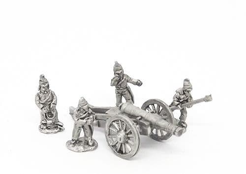 Pendraken 10mm 1857-58 Indian Mutiny British 24pdr field guns with crew