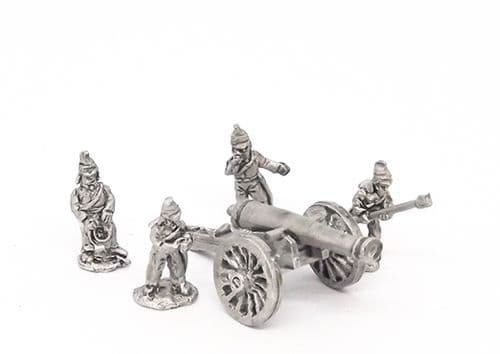 Pendraken 10mm 1857-58 Indian Mutiny British 24pdr siege guns with crew