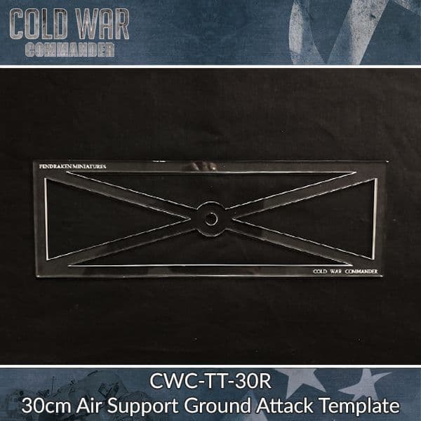 Cold War Commander 30x10cm Air Support Ground Attack template