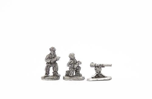 Pendraken 10mm Korean War Chinese 57mm M18 recoilless rifle, winter crew