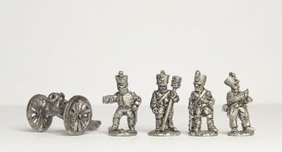Pendraken 10mm NAPOLEONIC 1809 French 7" Howitzer with line crew