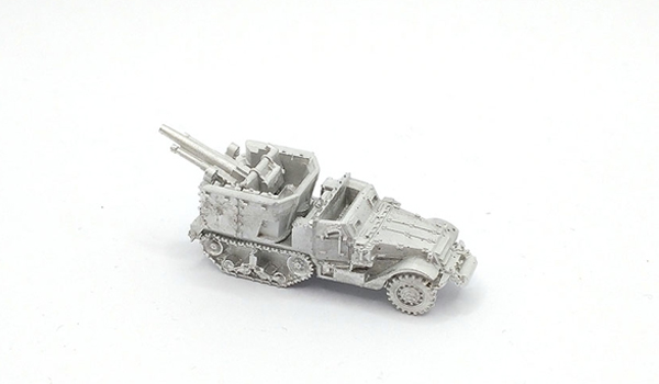 Pendraken 10mm WWII American M15 half-track, 37mm AA, 2 x .50 cal HMG