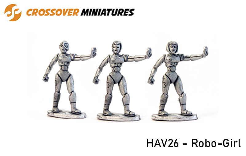 Crossover Miniatures Robo-Girl