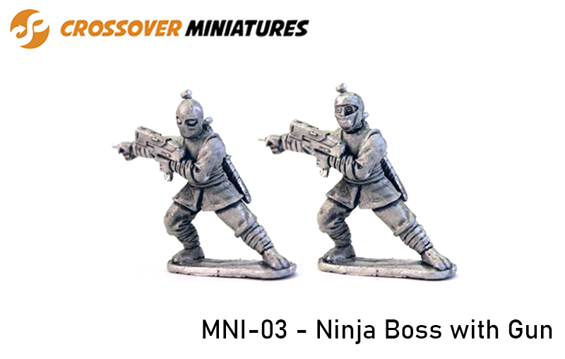 Crossover Miniatures Ninja Boss with Gun