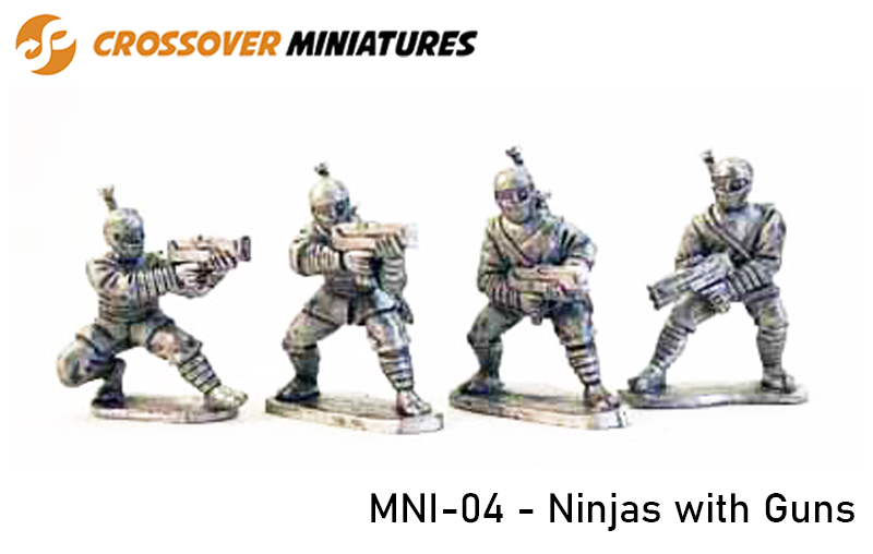 Crossover Miniatures Ninjas with Guns