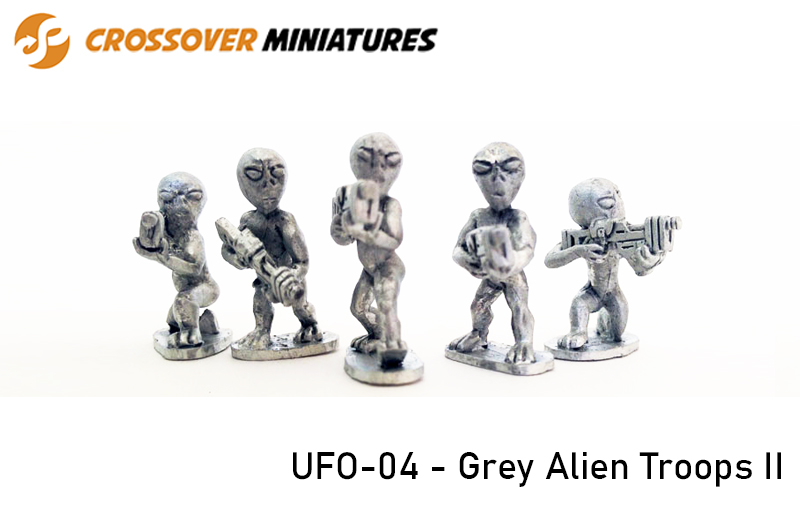 Crossover Miniatures Grey Alien Troops II