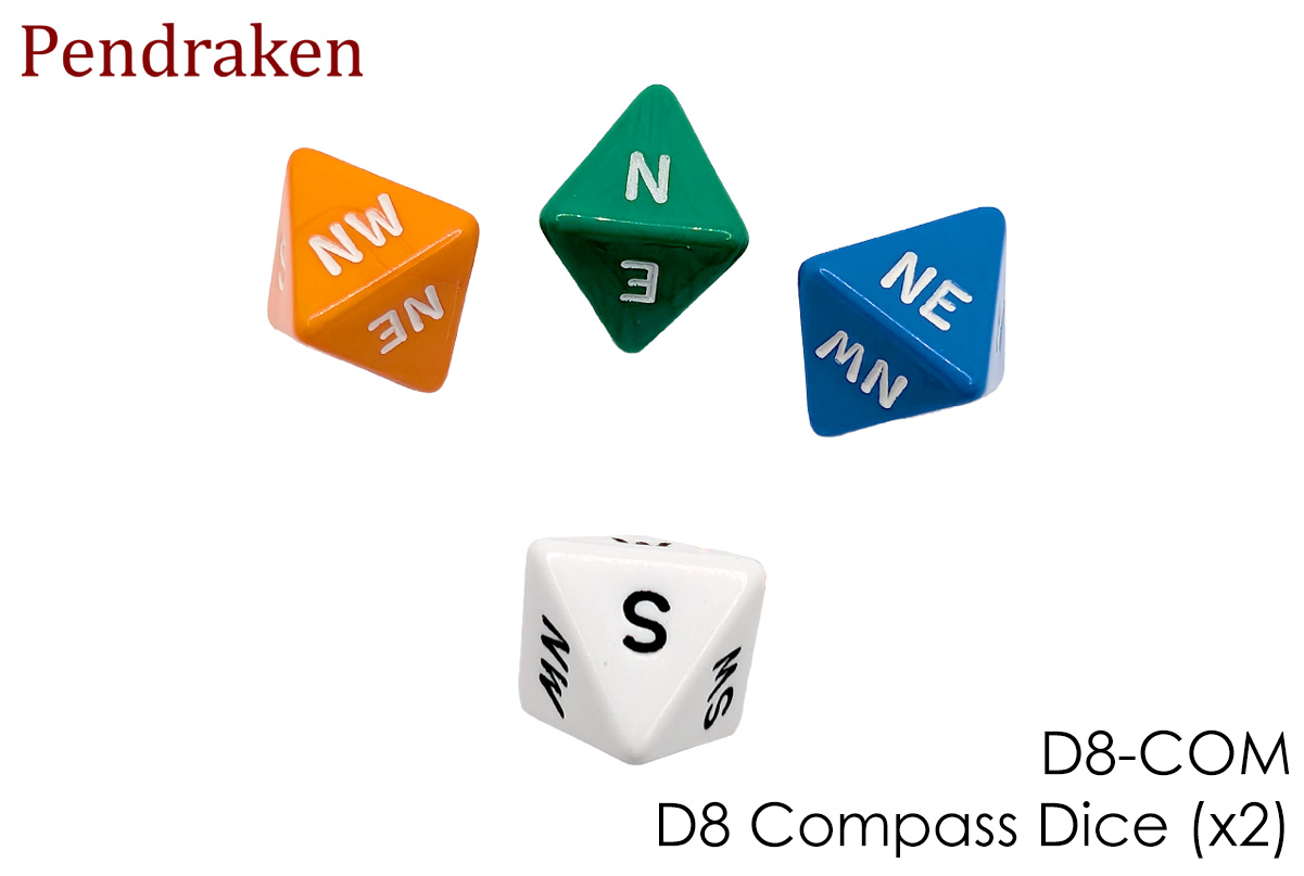 Blitzkrieg Commander D8 Compass Dice