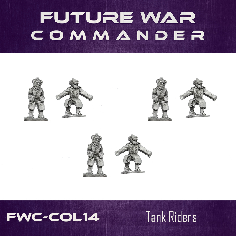 Pendraken 10mm SCI-FI Human Collective Tank Riders