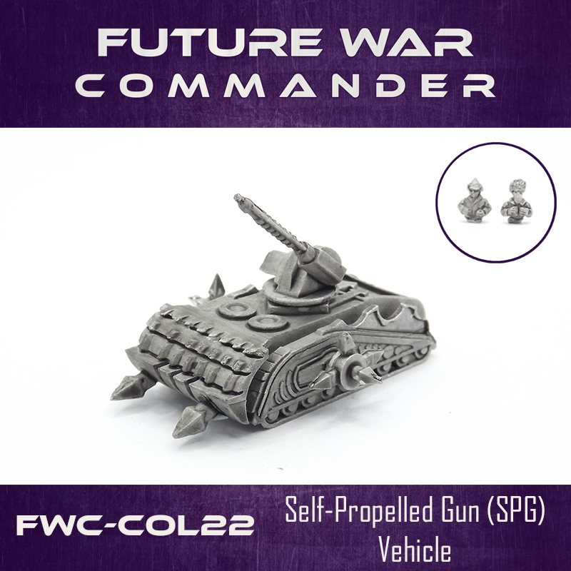 Pendraken 10mm SCI-FI Human Collective SPG Vehicle
