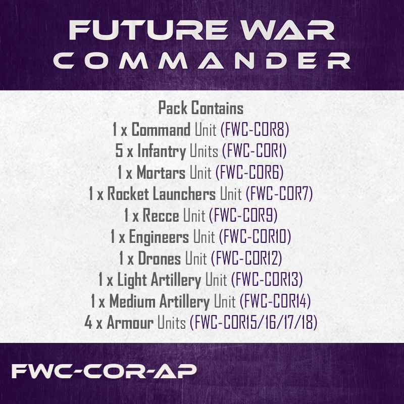 Pendraken 10mm SCI-FI Human Corporate Army Pack