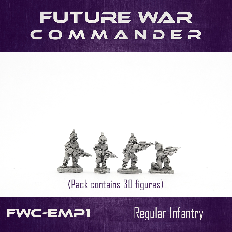 Pendraken 10mm SCI-FI Human Empirical Regular infantry