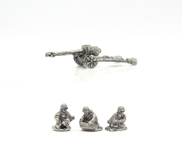 Pendraken 10mm WWII German 5cm Pak 38 AT gun with Winter crew (2)