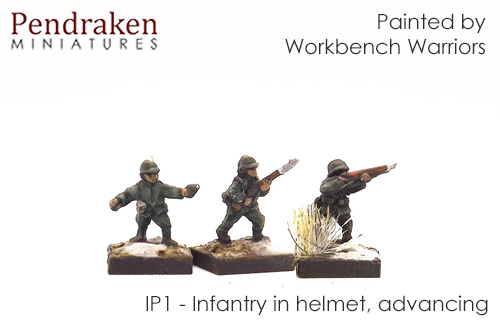 Pendraken 10mm WWI Italian Infantry in helmet, advancing