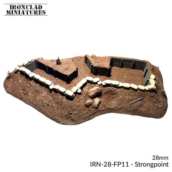 Ironclad Miniatures - 28mm Terrain - Field Positions Strongpoint