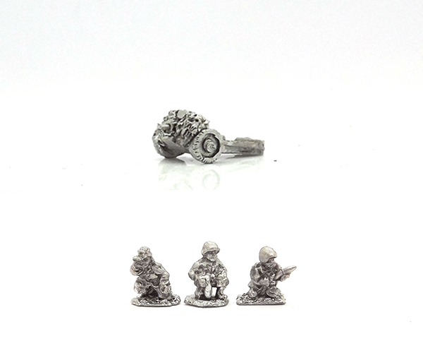 Pendraken 10mm WWII Italian Camouflaged 7.5cm le.IG 18 infantry gun ...