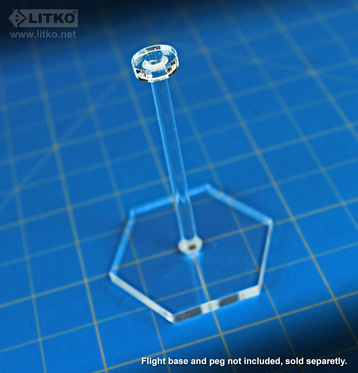 Standard Flight Stand Peg Toppers Clear 20