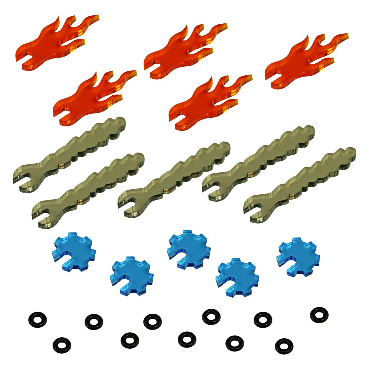 Standard Peg Flight Indicator Set Multi-Colored 15