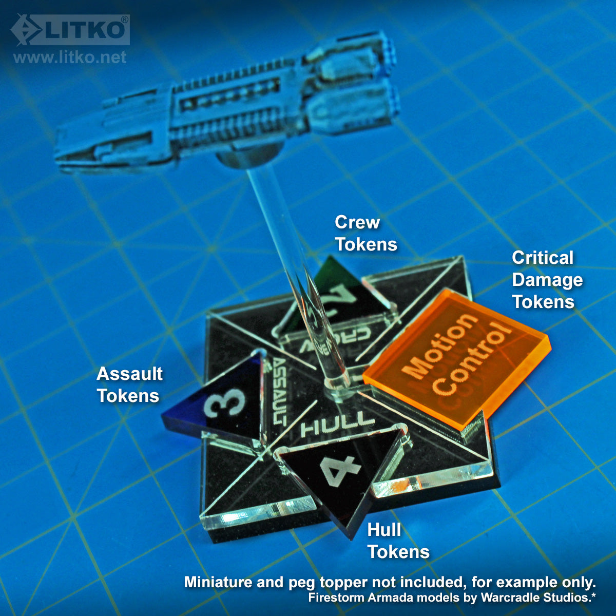 40mm Deluxe Flight Stands Firestrom Armada 2& Peg 3