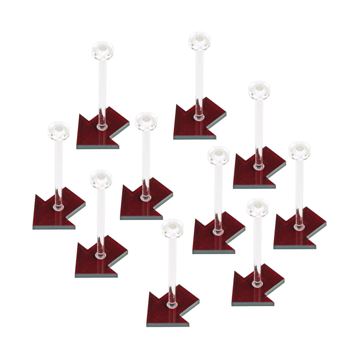 Arrow Asteroid Flight Stands Firestrom Armada Translucent Red 10