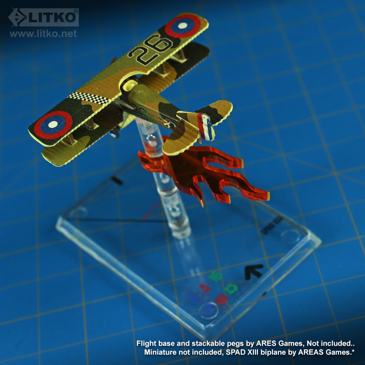 Fire Indicators Clips WoG Stackable Pegs Fluorescent Amber 10