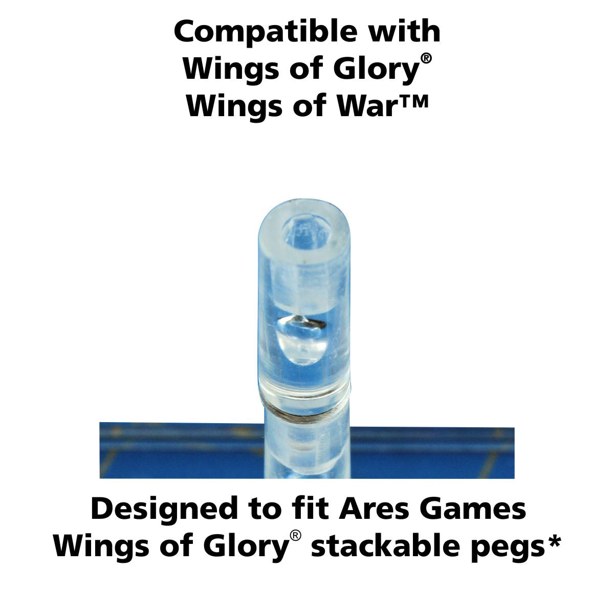 Fire Indicators Clips WoG Stackable Pegs Fluorescent Amber 10