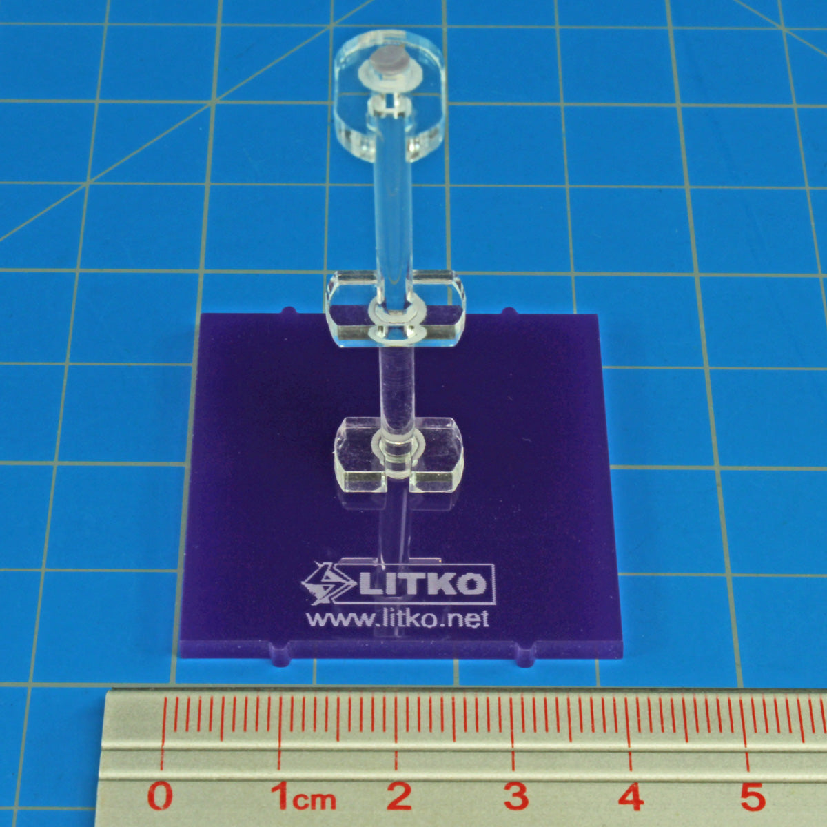 Space Fighter Deluxe Flight Stand Standard Ship Purple