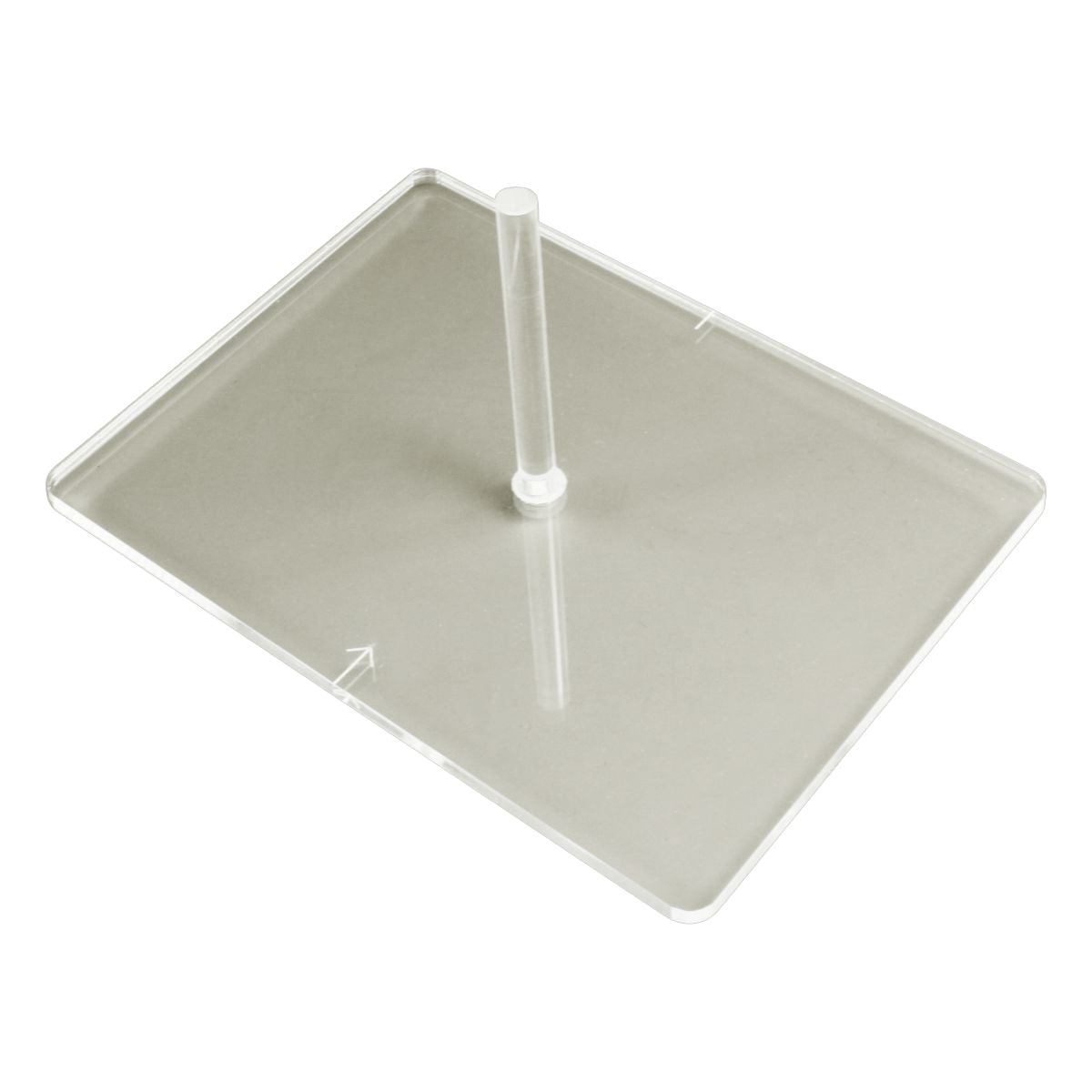 Flight Stand 81x110mm Rounded Corners WoG etching 2& HD Peg Clear