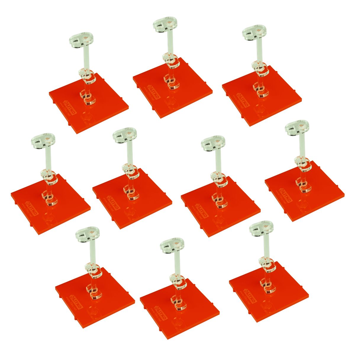 Space Fighter Deluxe Flight Stand Standard Ship Orange 10