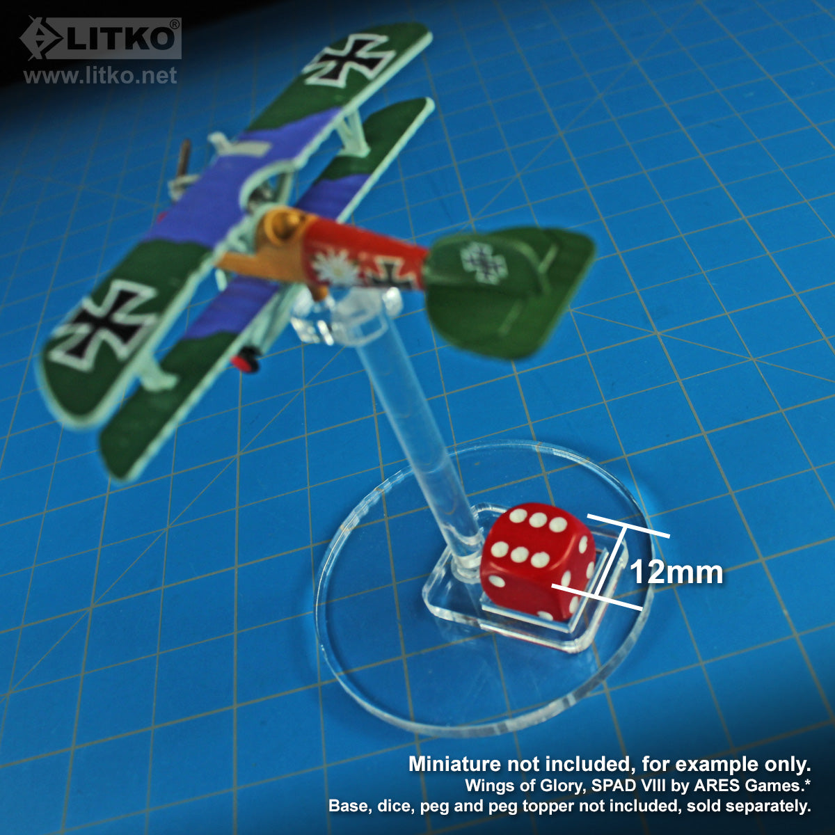 Heavy Duty Flight Stand Dice Tray for 12mm D6 5