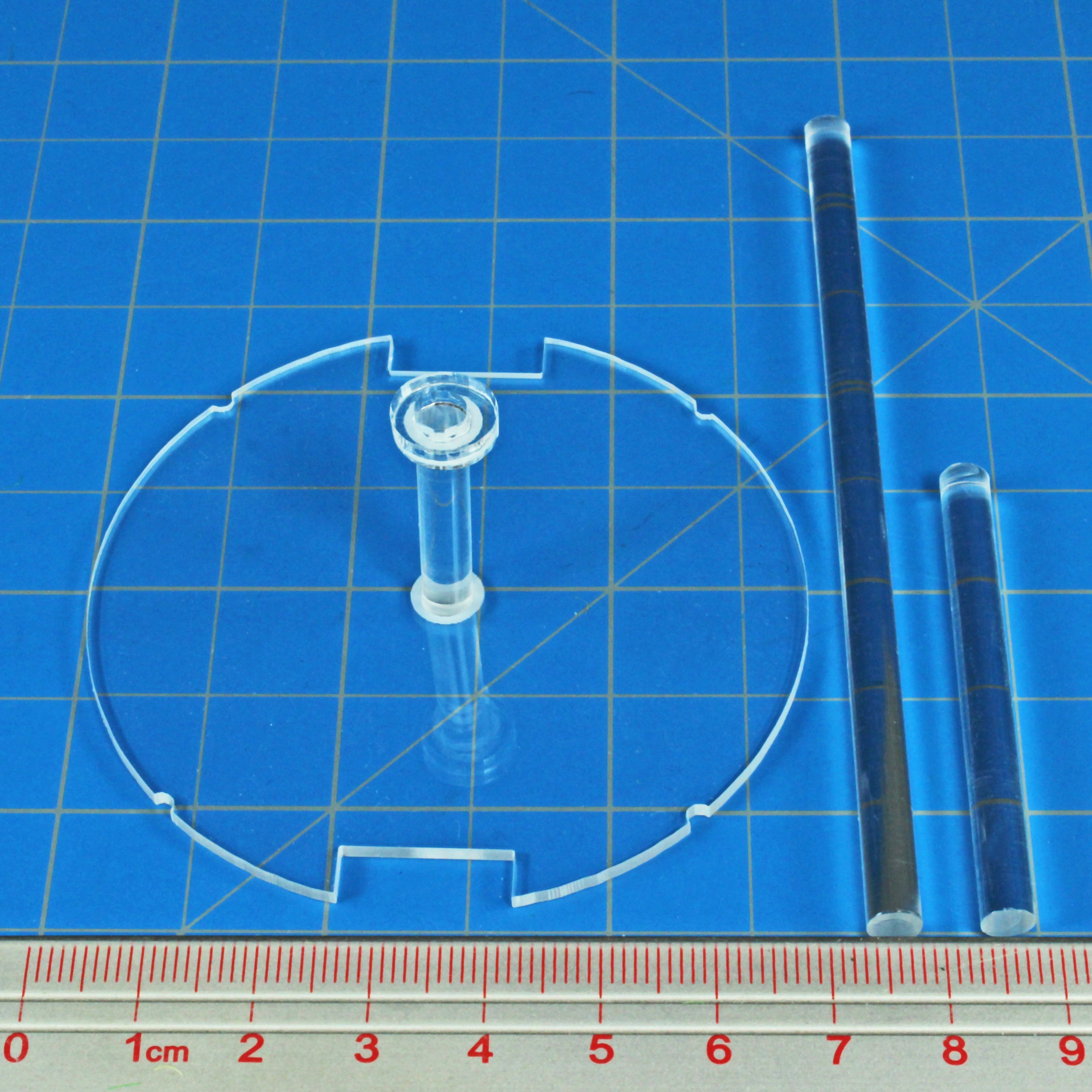 70mm Circular HD Flight Stand Kit SW Legion 15mm Clear
