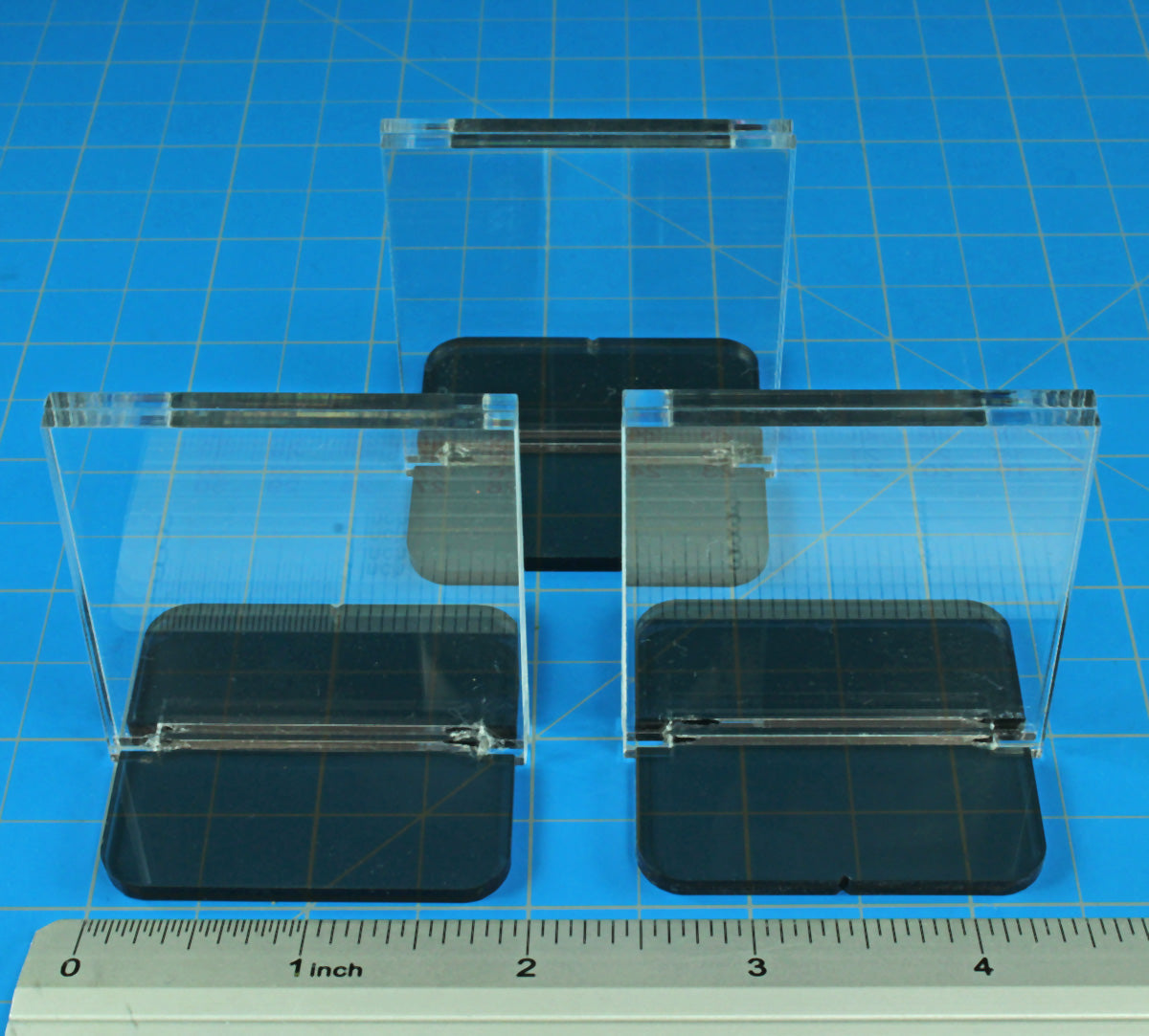2& Square Base Paper Figure Stand 2x2& Tall Slot 3