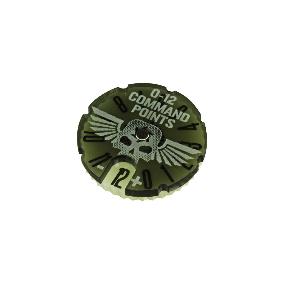 Command Point Dial 0-12 WHKT Translucent Grey & Ivory